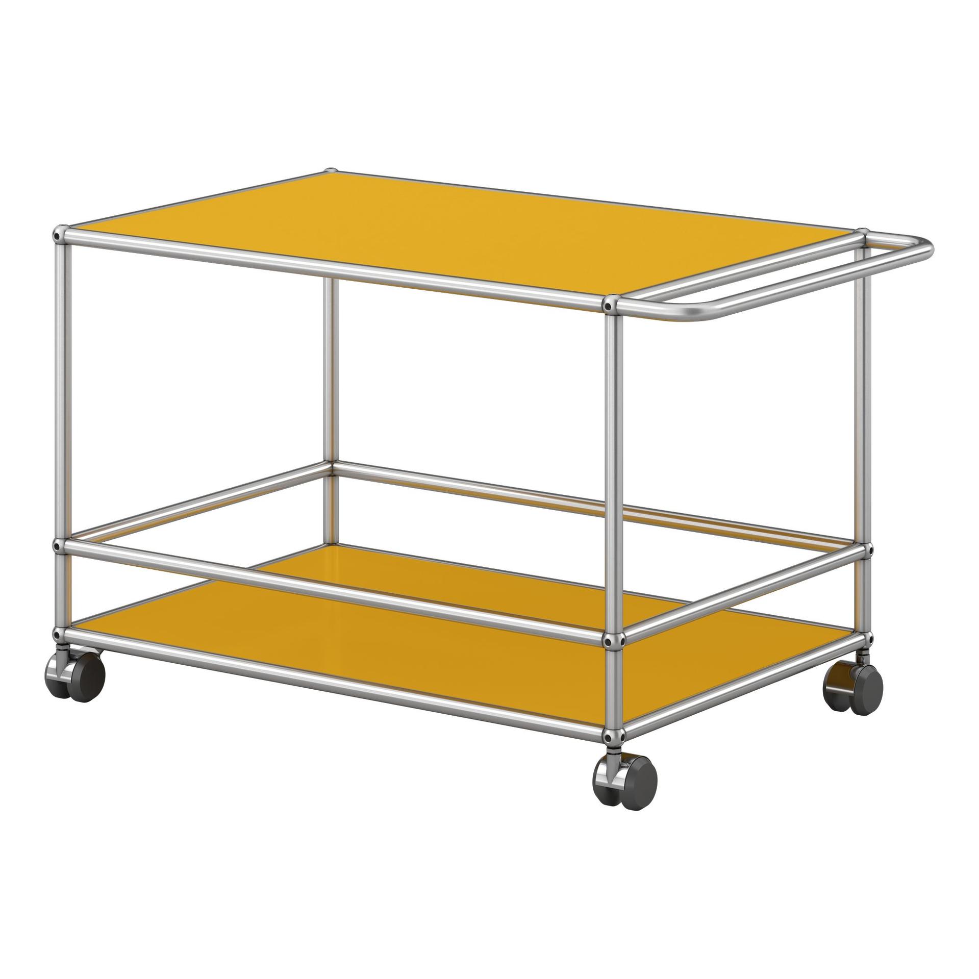 USM Haller Servierwagen | USM | 25 USM goldgelb – Seipp Wohnen